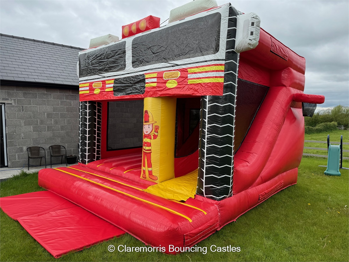 Fire Truck Combo Unit - Bouncy Castle / Inflatable hire in Claremorris ...